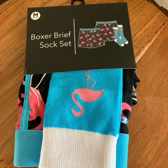 MAD Engine | Underwear & Socks | Mad Engine Flamingo Boxer Brief Sock ...